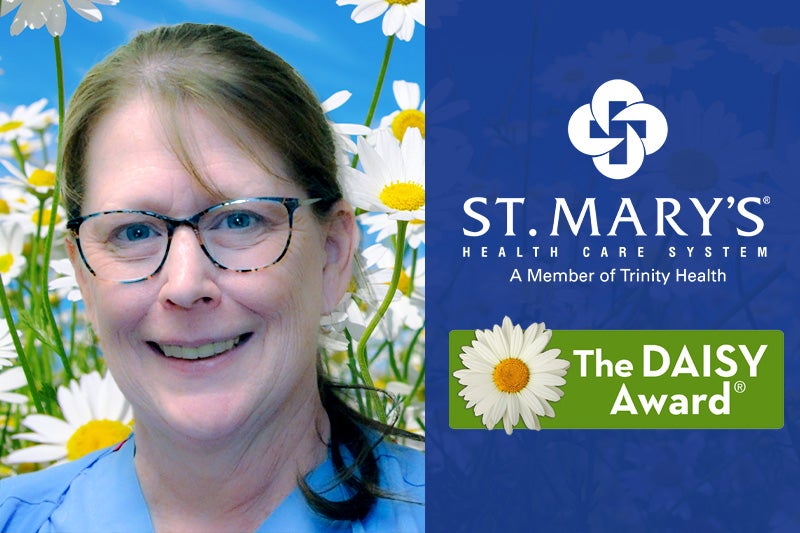 Sue Rowe receives St. Mary’s DAISY Award for excellence | Trinity ...